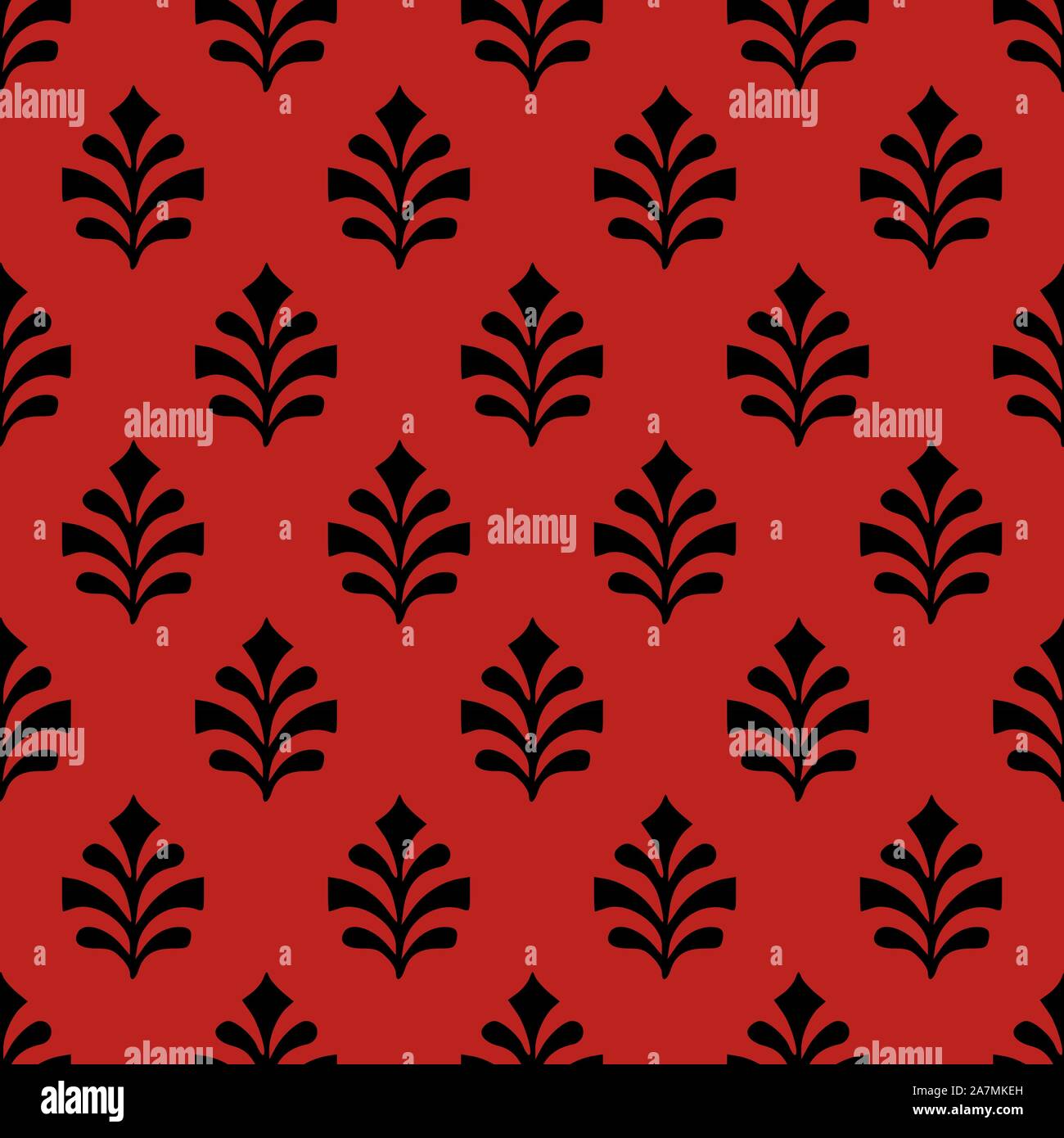 Victorian art damask seamless pattern vector background. Perfect for ...