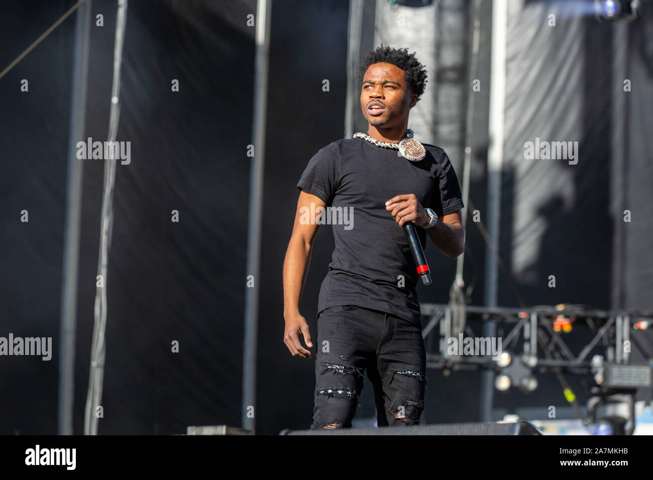 November 1, 2019, Las Vegas, Nevada, U.S: Rapper RODDY RICCH (RODRICK ...