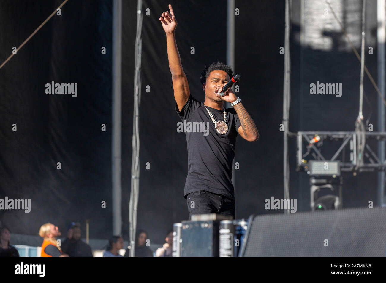 November 1, 2019, Las Vegas, Nevada, U.S: Rapper RODDY RICCH (RODRICK ...