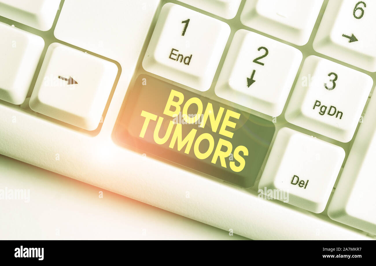 Writing note showing Bone Tumors. Business concept for can be either ...