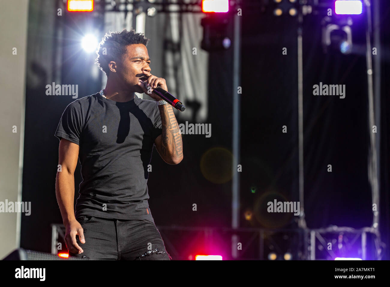 November 1, 2019, Las Vegas, Nevada, U.S: Rapper RODDY RICCH (RODRICK ...