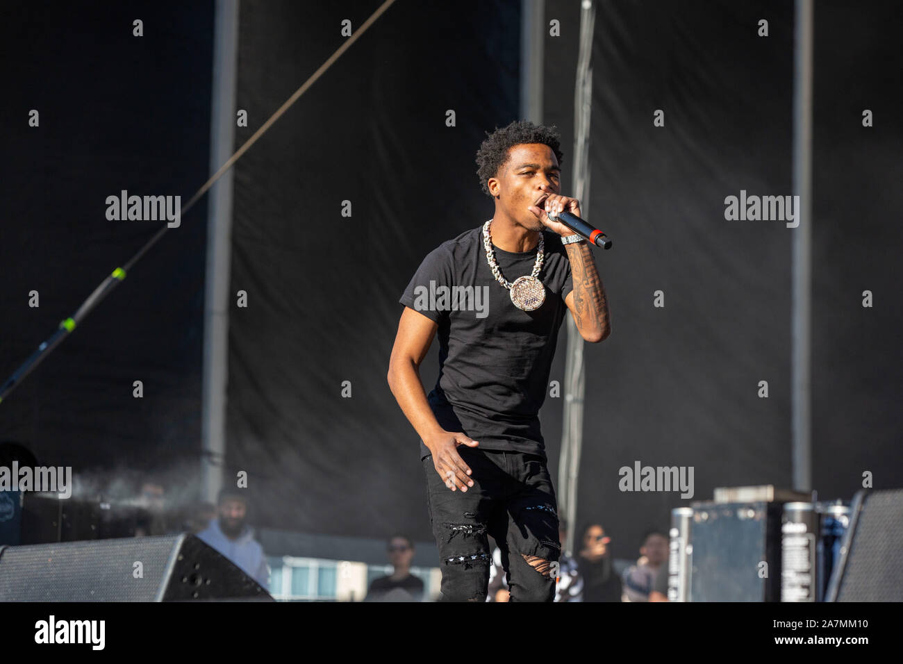 November 1, 2019, Las Vegas, Nevada, U.S: Rapper RODDY RICCH (RODRICK ...