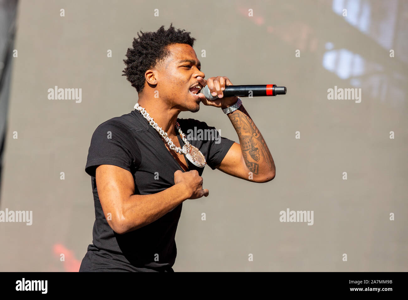 November 1, 2019, Las Vegas, Nevada, U.S: Rapper RODDY RICCH (RODRICK ...