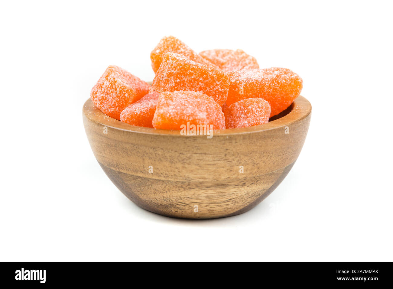 Handful of sugar coated candy orange slices Stock Photo - Alamy