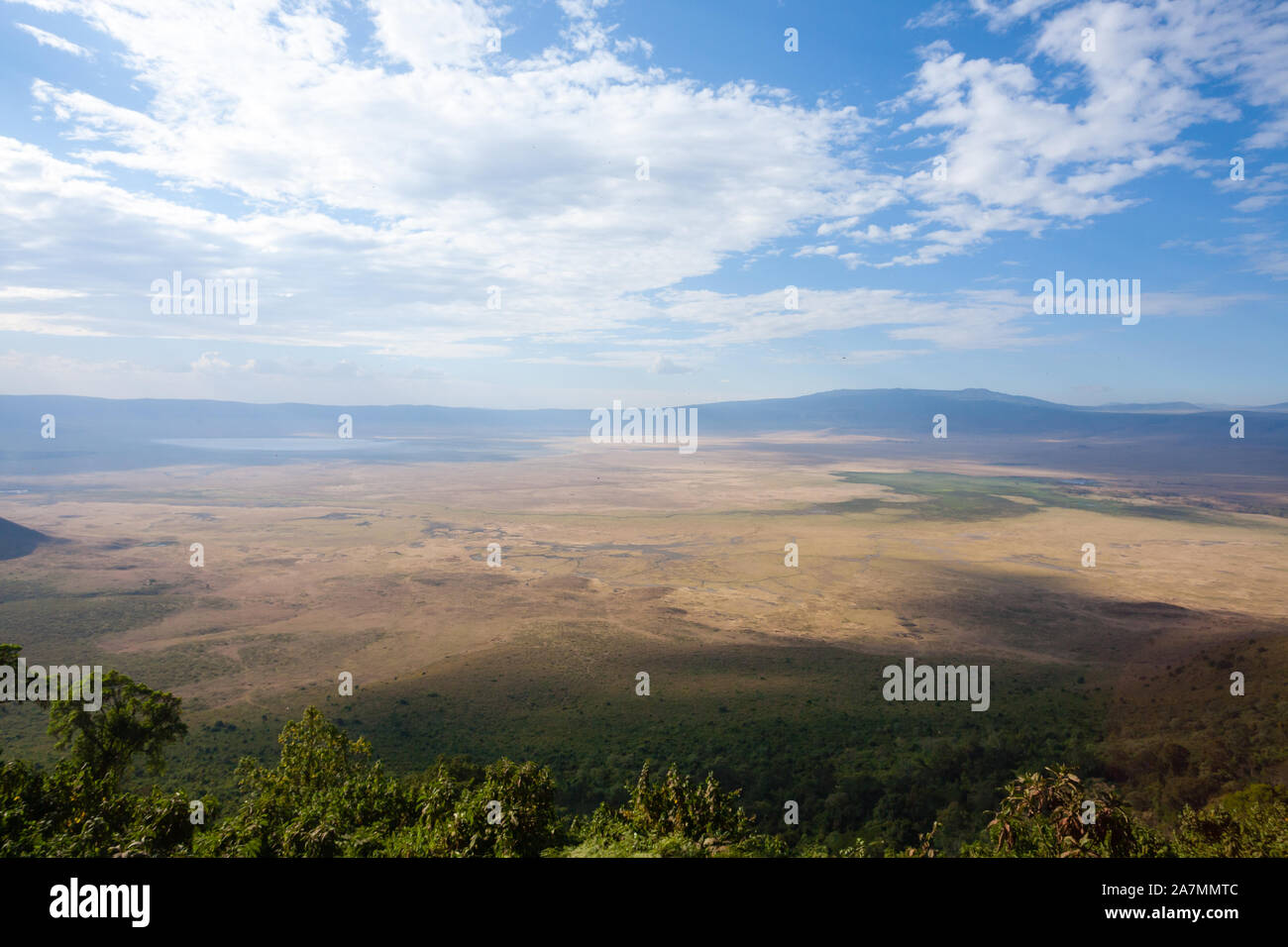 Aerial view ngorongoro crater tanzania hi-res stock photography and ...