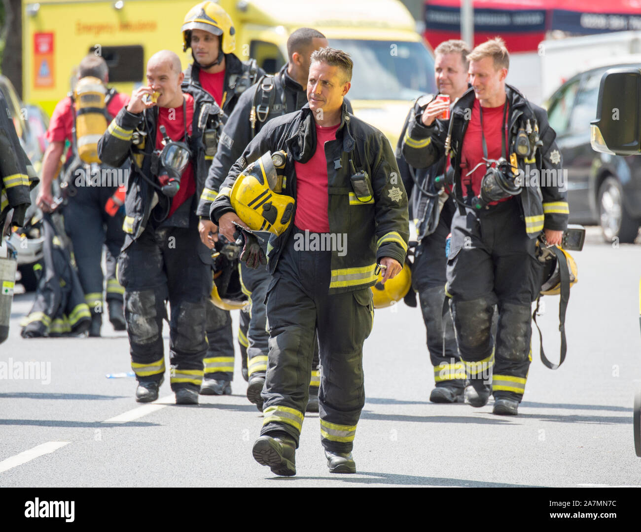 London fire brigade uniform hi-res stock photography and images - Alamy