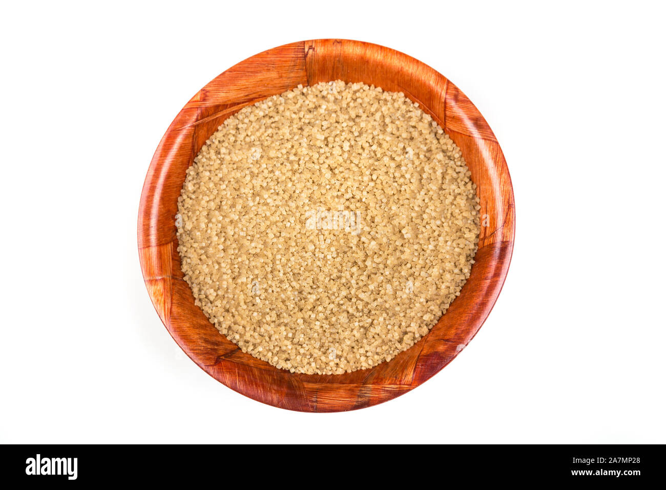Cups of coarse crystalized demerara sugar Stock Photo - Alamy