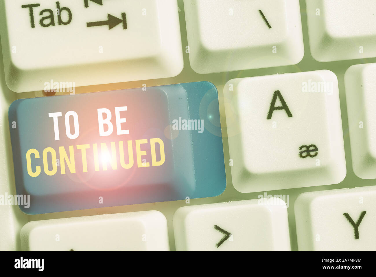 Writing note showing To Be Continued. Business concept for indicate ...
