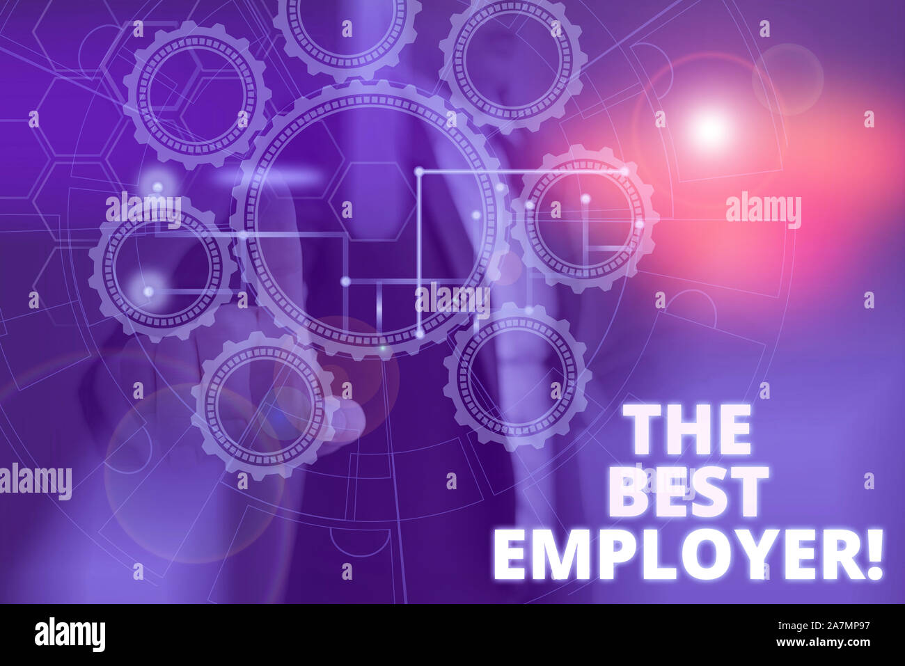 Text sign showing The Best Employer. Business photo text created ...