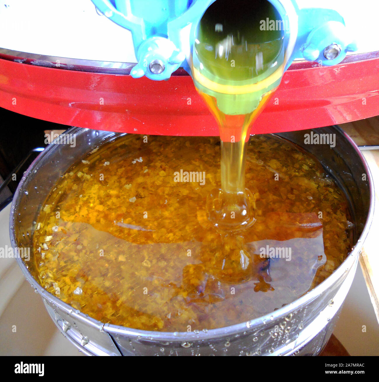 Background texture, dropping drops of sweet honey, nectar in mead ...