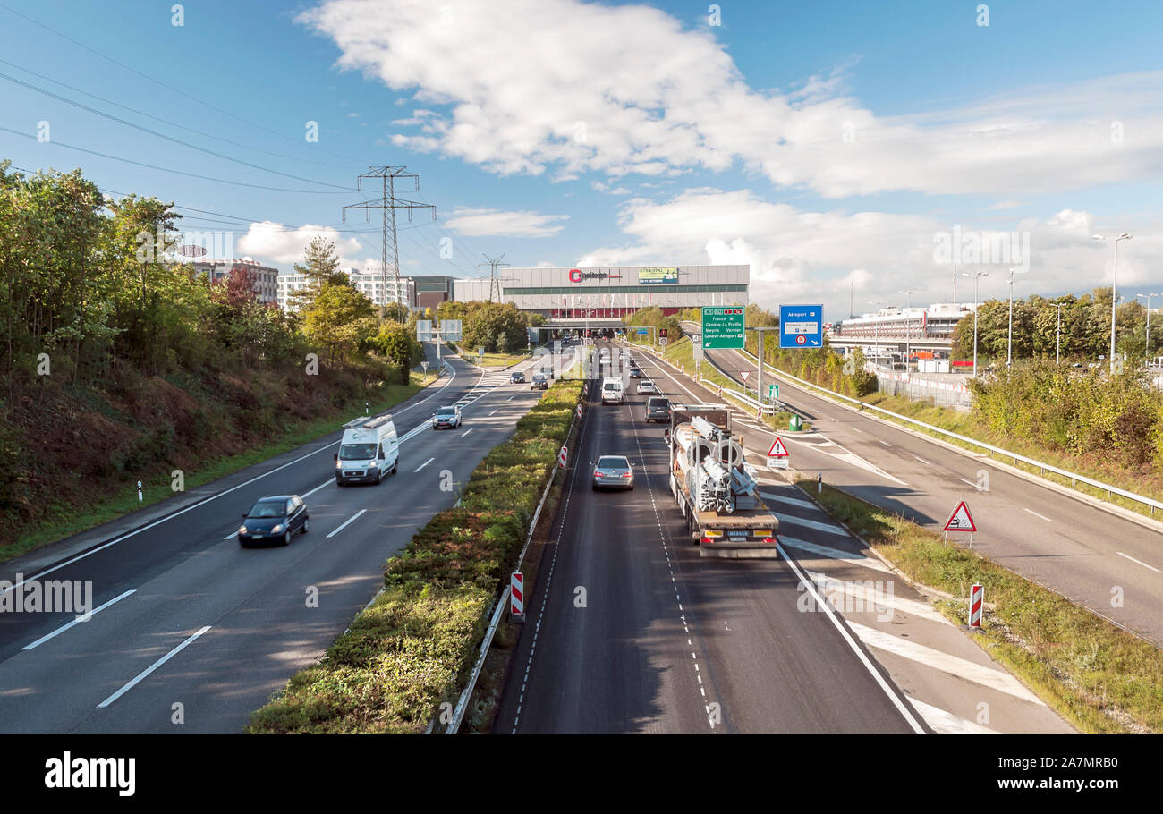 Geneva traffic sign hi-res stock photography and images - Alamy