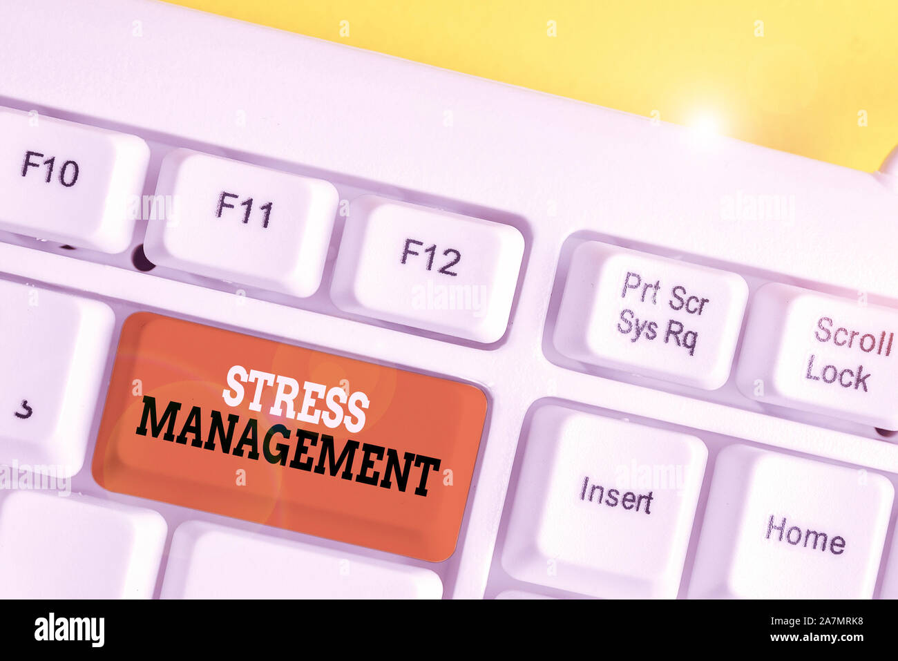 Handwriting text Stress Management. Conceptual photo method of limiting ...