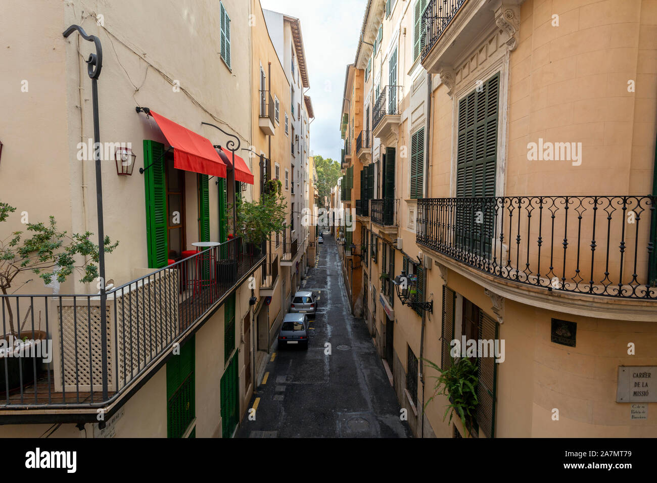 Streets of Palma in Mallorca, Spain Stock Photo - Alamy