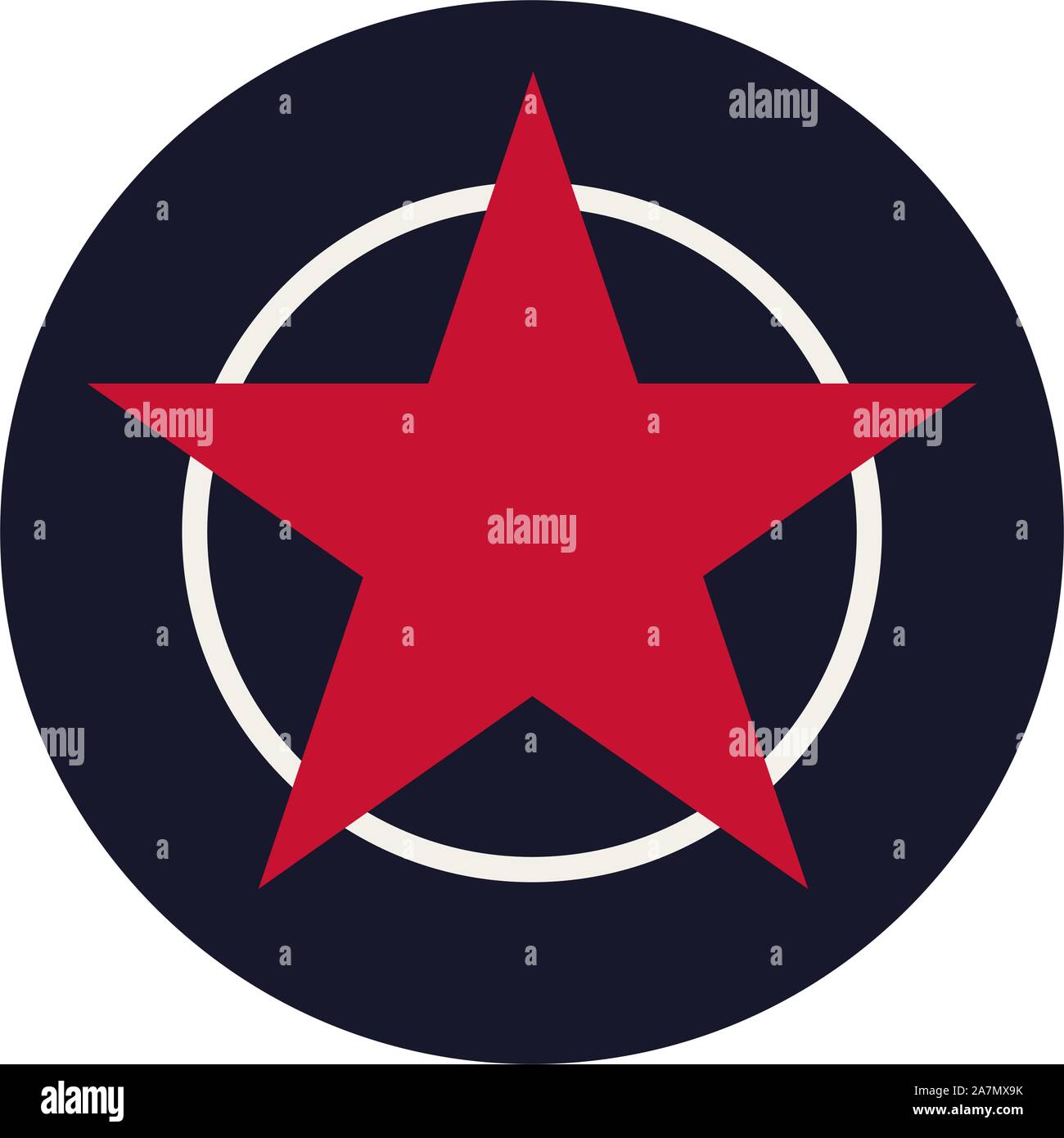 Start or star button vector background illustration. American festive ...