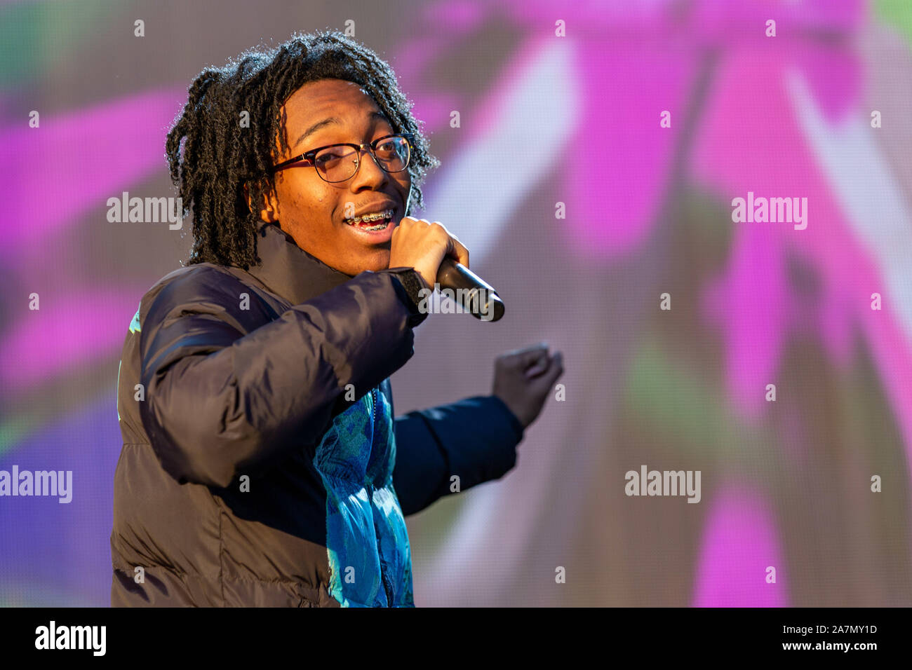 November 2, 2019, Las Vegas, Nevada, U.S: Rapper LIL TECCA (TYLER ...