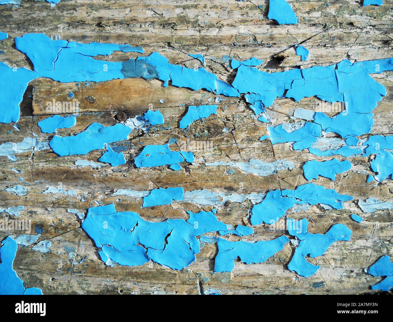 Background texture brown wood, closeup fracture. Fracture consisting of ...