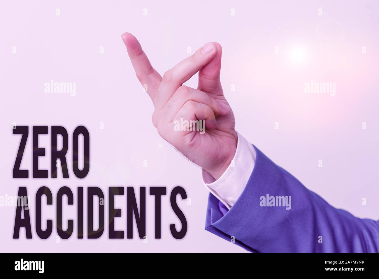 Handwriting text Zero Accidents. Conceptual photo important strategy ...