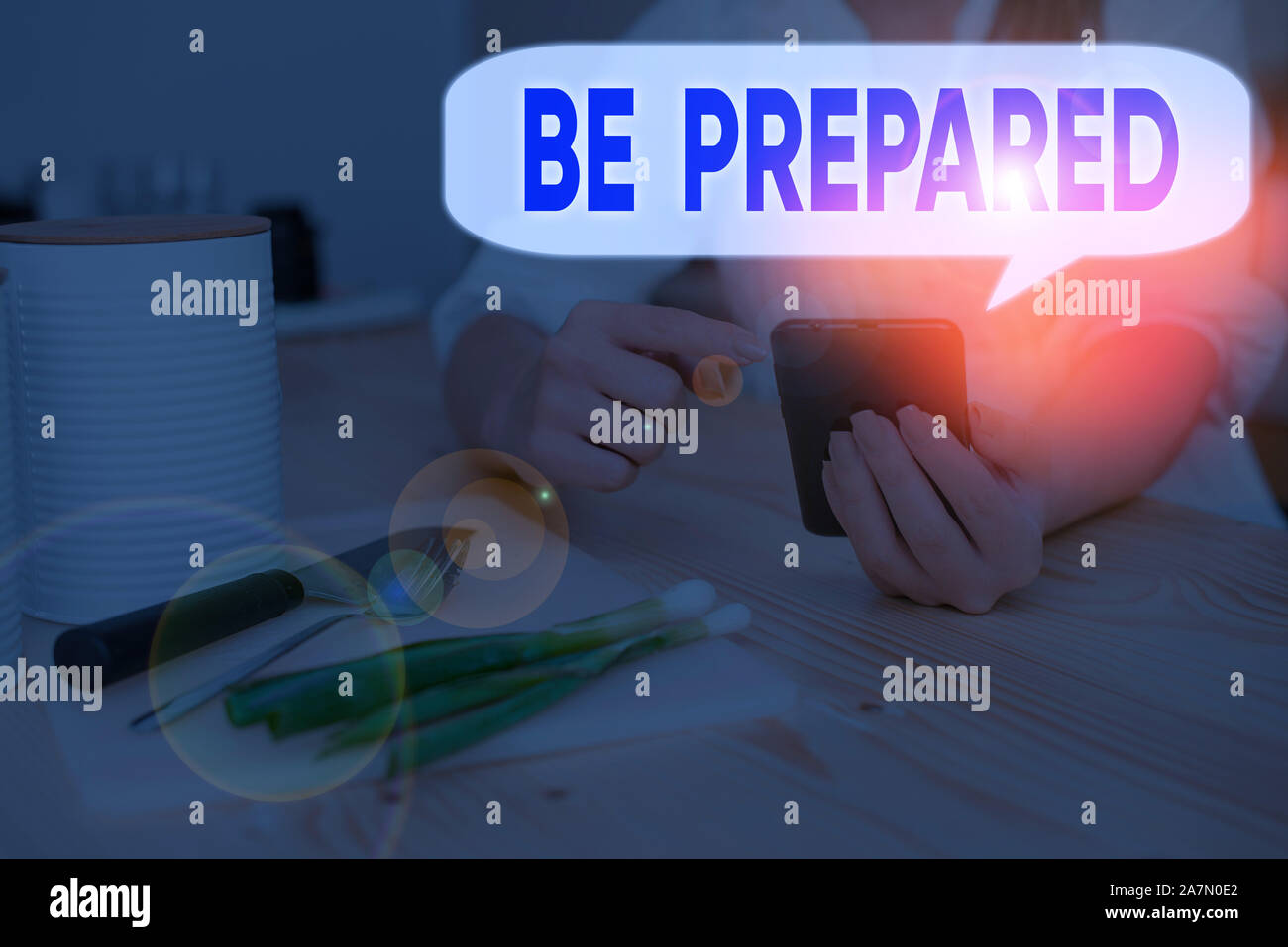 Handwriting text Be Prepared. Conceptual photo To make ready beforehand ...