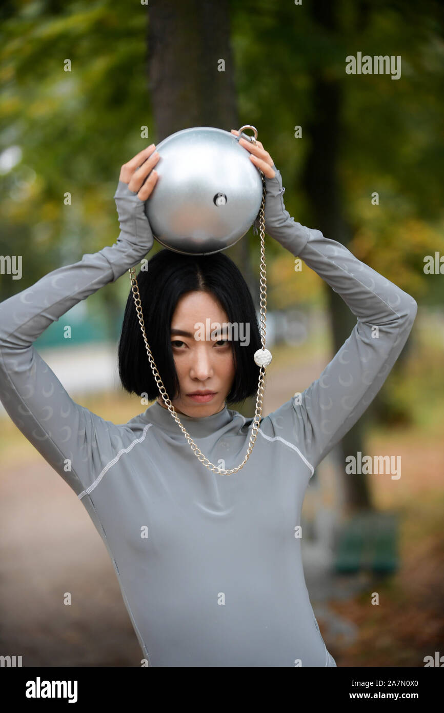 South Korean hip-hop dancer and choreographer Kim Hye Rang or Lia Kim ...