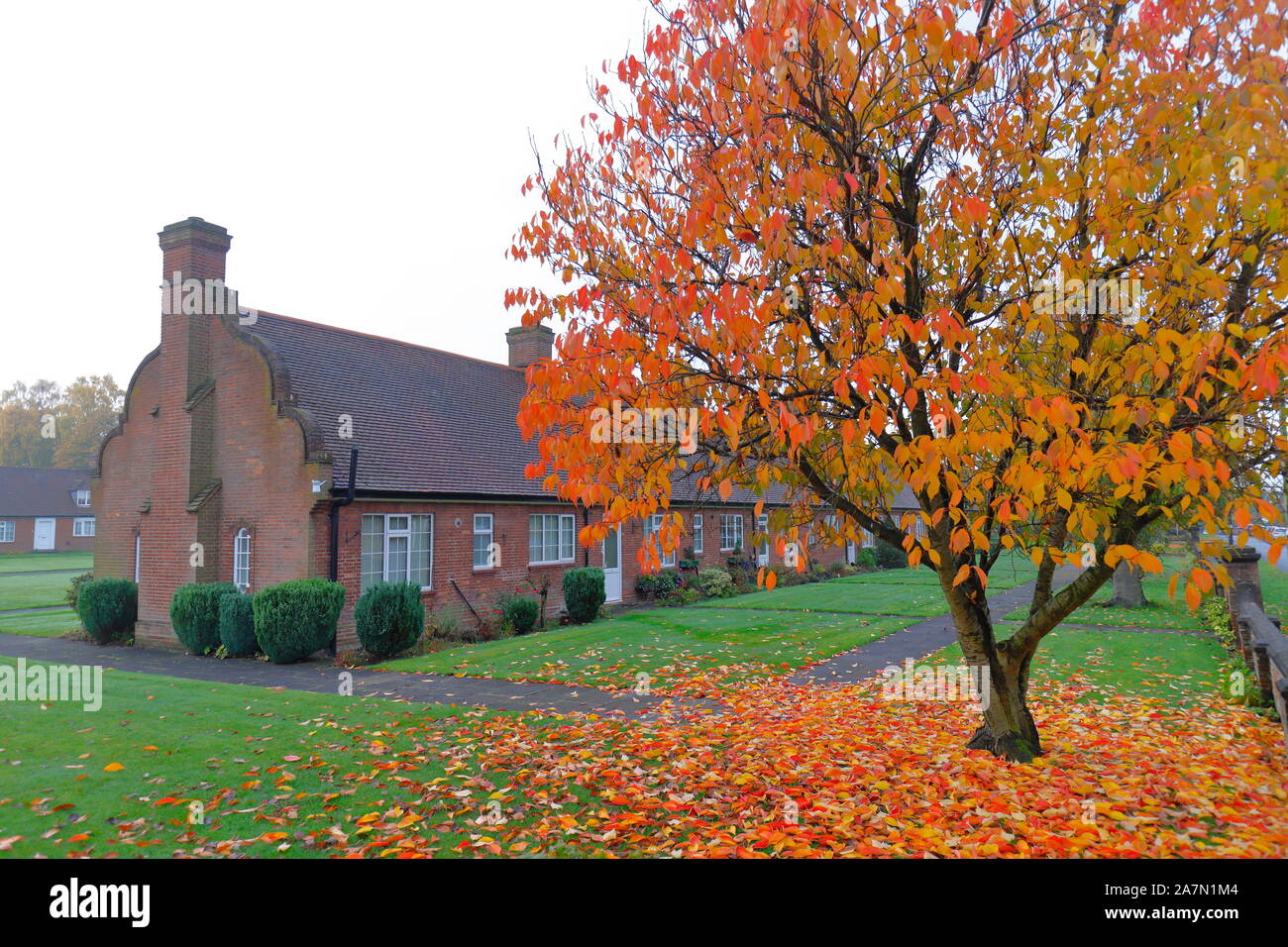 Sir John Hunt Memorial Homes on St Oswalds Road in Fulford,York Stock ...