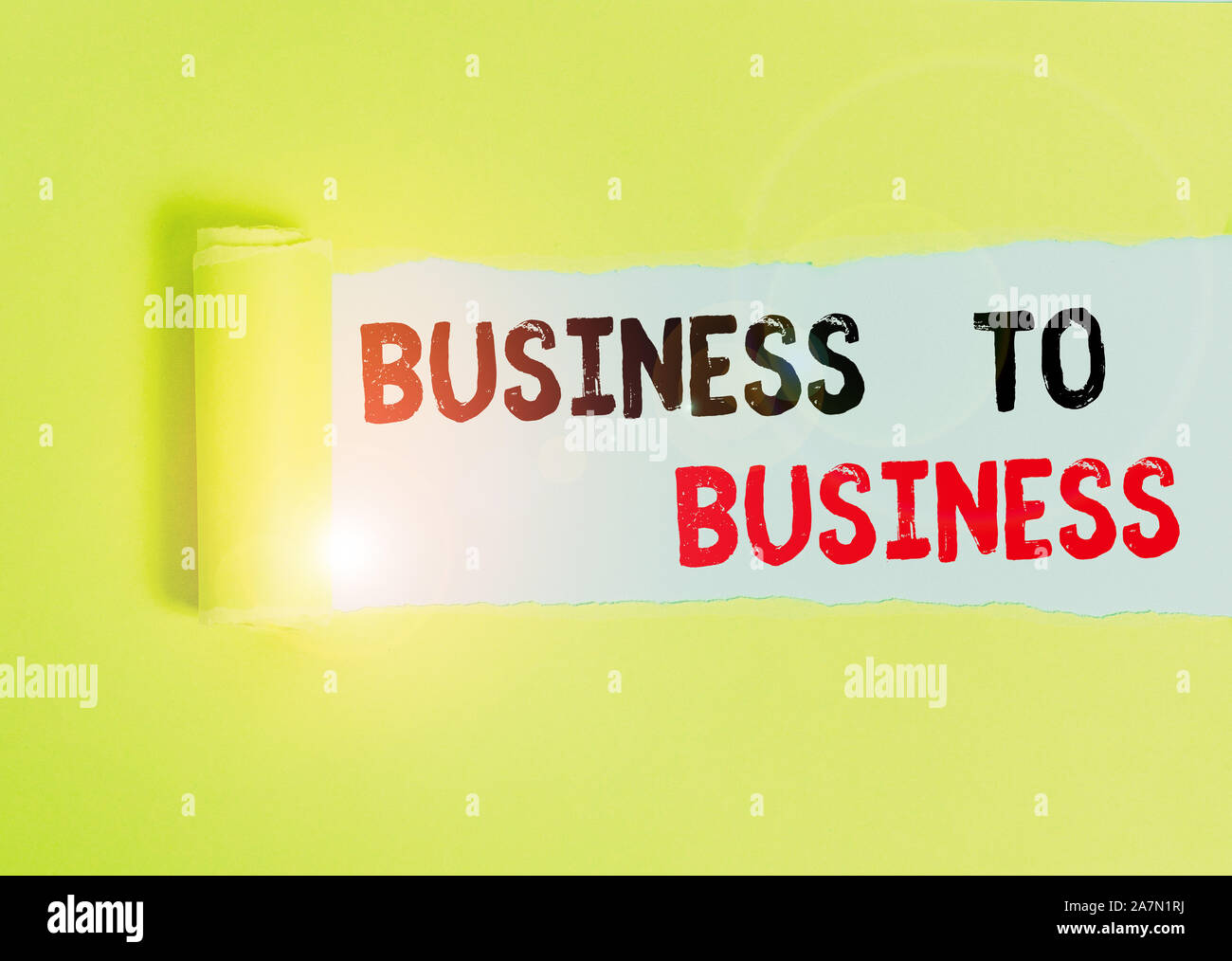 Text sign showing Business To Business. Business photo text Commercial ...