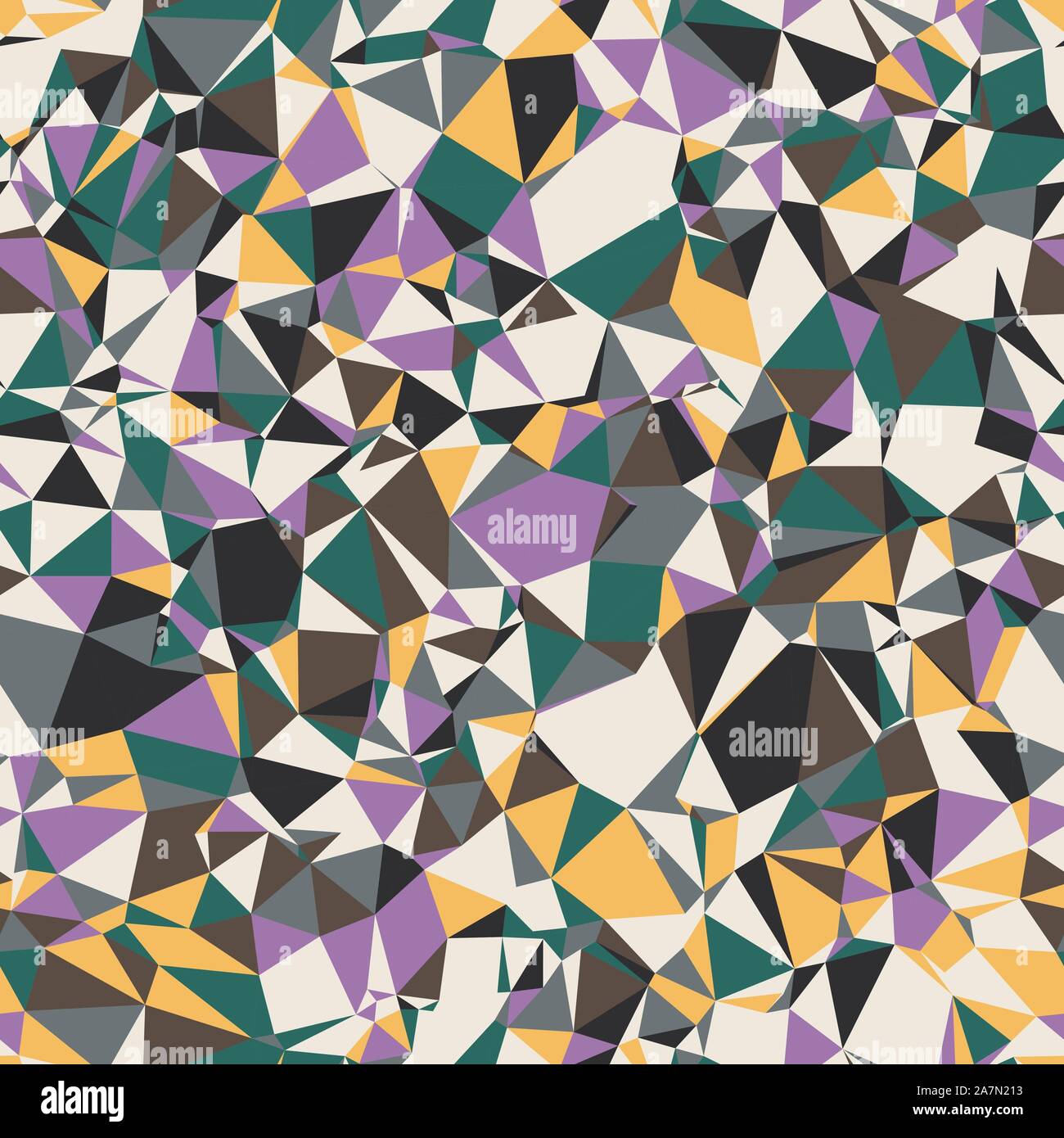 Colored random small triangles bright crazy mosaic Stock Vector Image ...