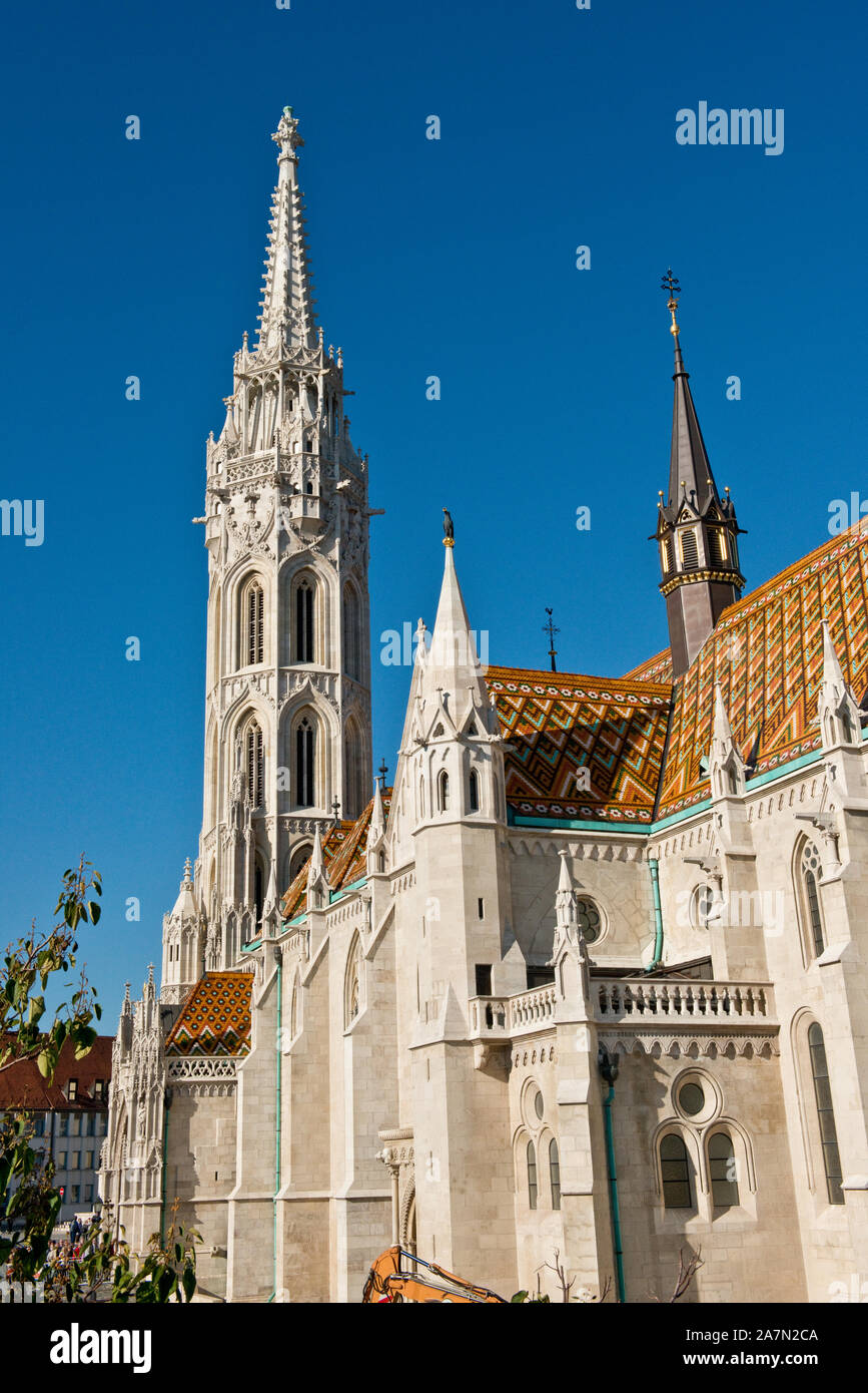 Matthias Church, Castle District, Budapest Stock Photo - Alamy