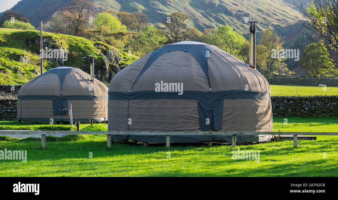Two yurts hi-res stock photography and images - Alamy