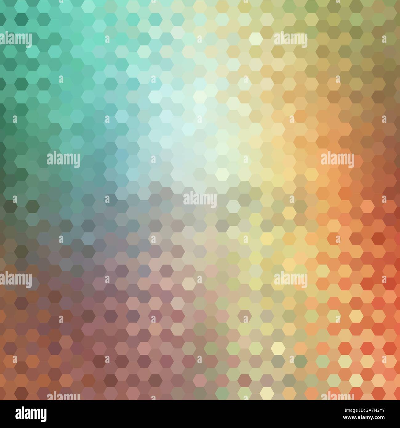 Colorful hexagons hi-res stock photography and images - Alamy