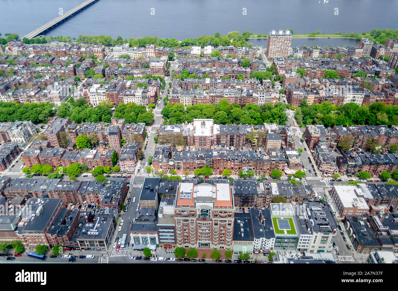 Back bay boston business district hi-res stock photography and images ...