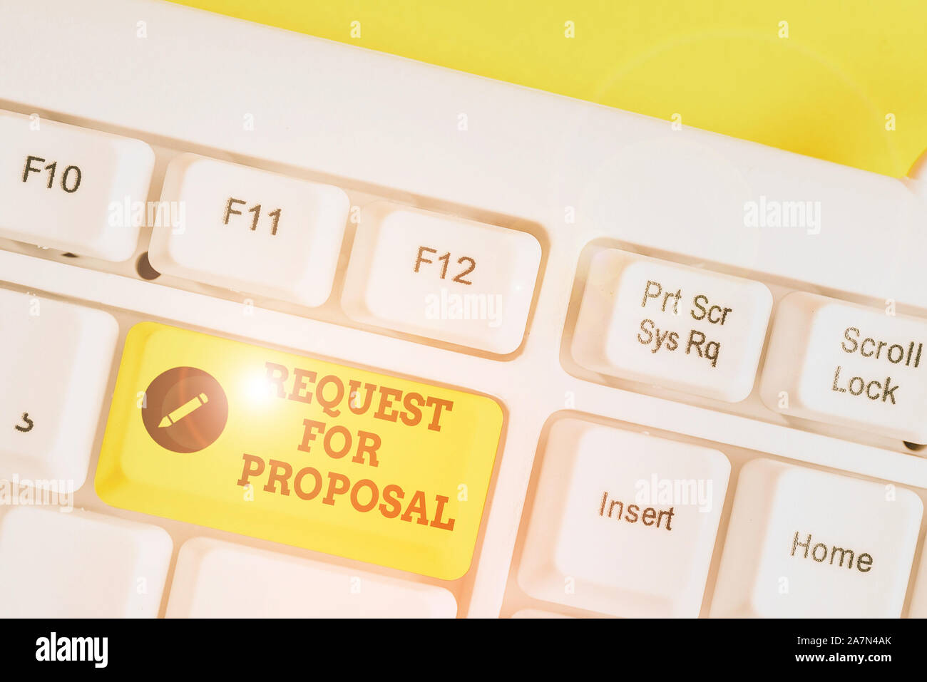 Conceptual hand writing showing Request For Proposal. Concept meaning ...