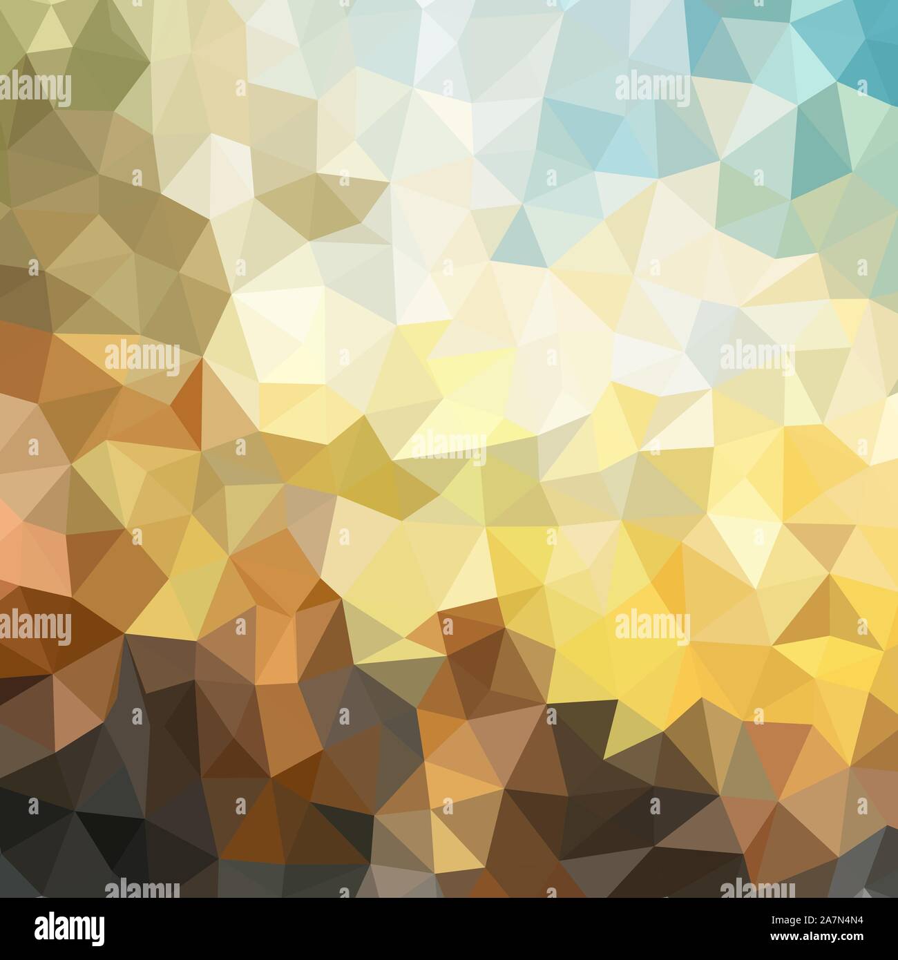 gold and blue triangle. template for presentation or background ...