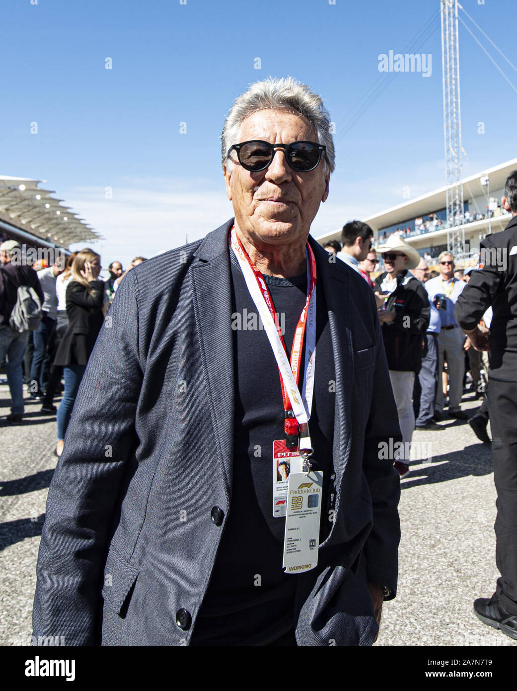 Austin, Texas, USA. 3rd Nov, 2019. Former F1 race car driver MARIO ...