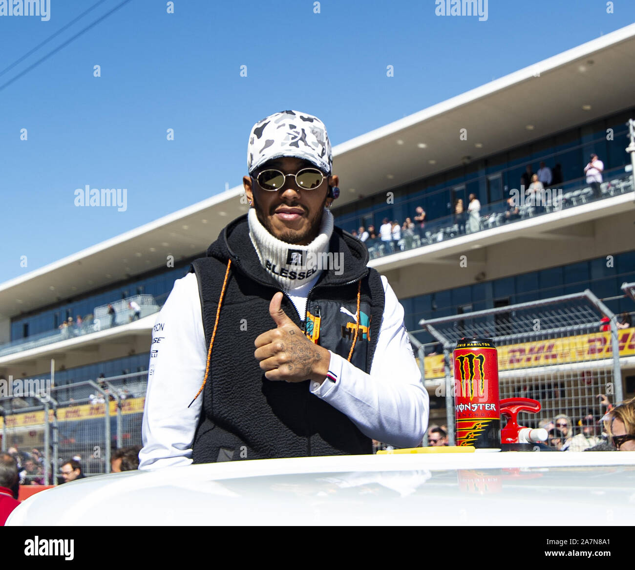 Austin, Texas, USA. 3rd Nov, 2019. 44 LEWIS HAMILTON of Mercedes-AMG ...