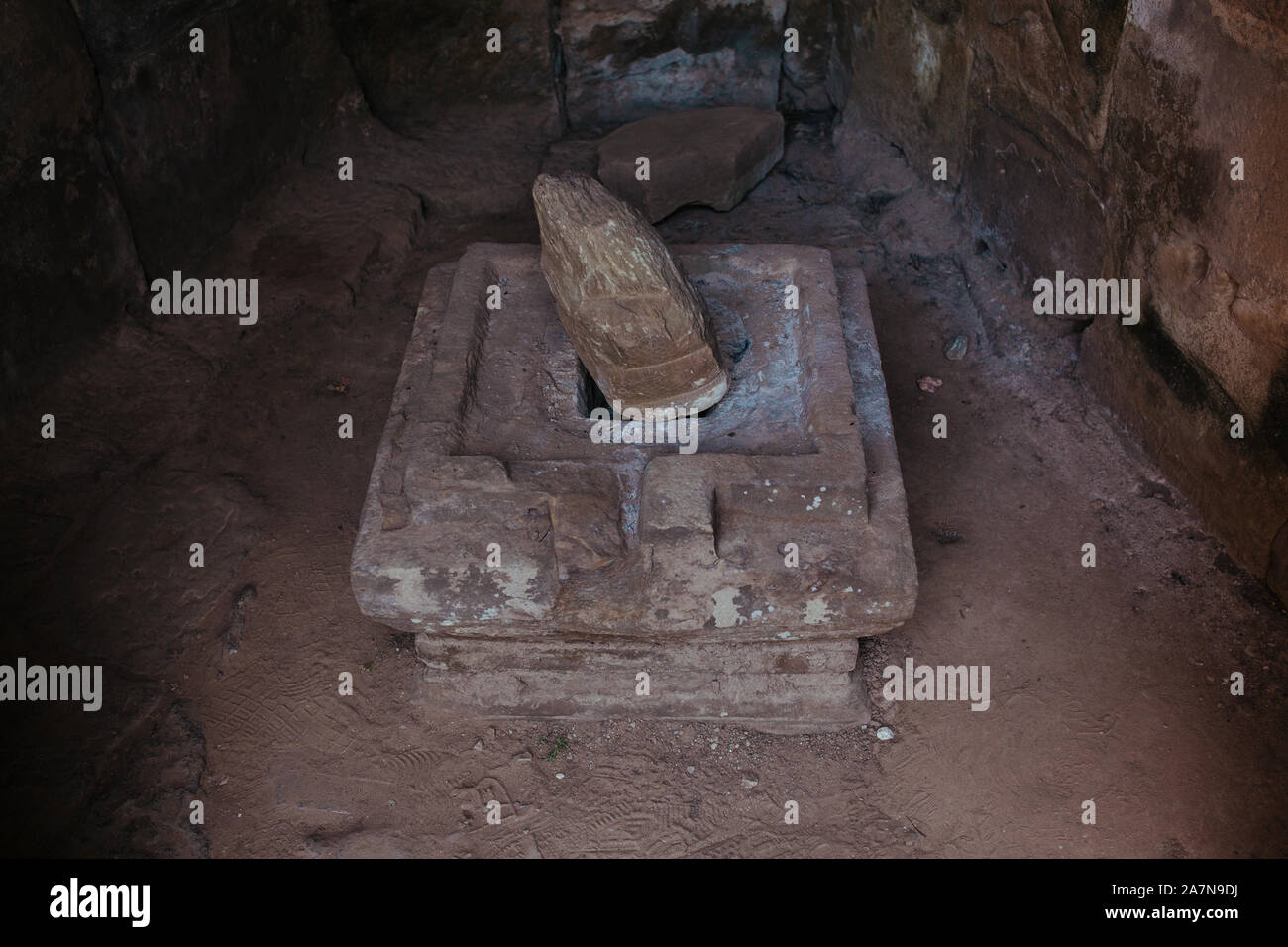 Altar of sacrifice ritual in Angkor Wat Temple in Cambodia in Asia ...