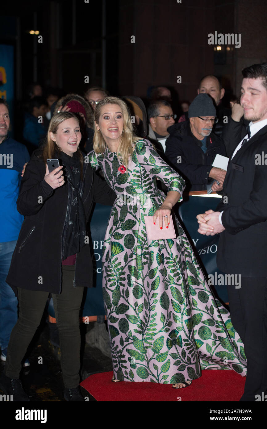 Glasgow, UK. 3 November 2019. Pictured: Edith Bowman. Scenes from the ...