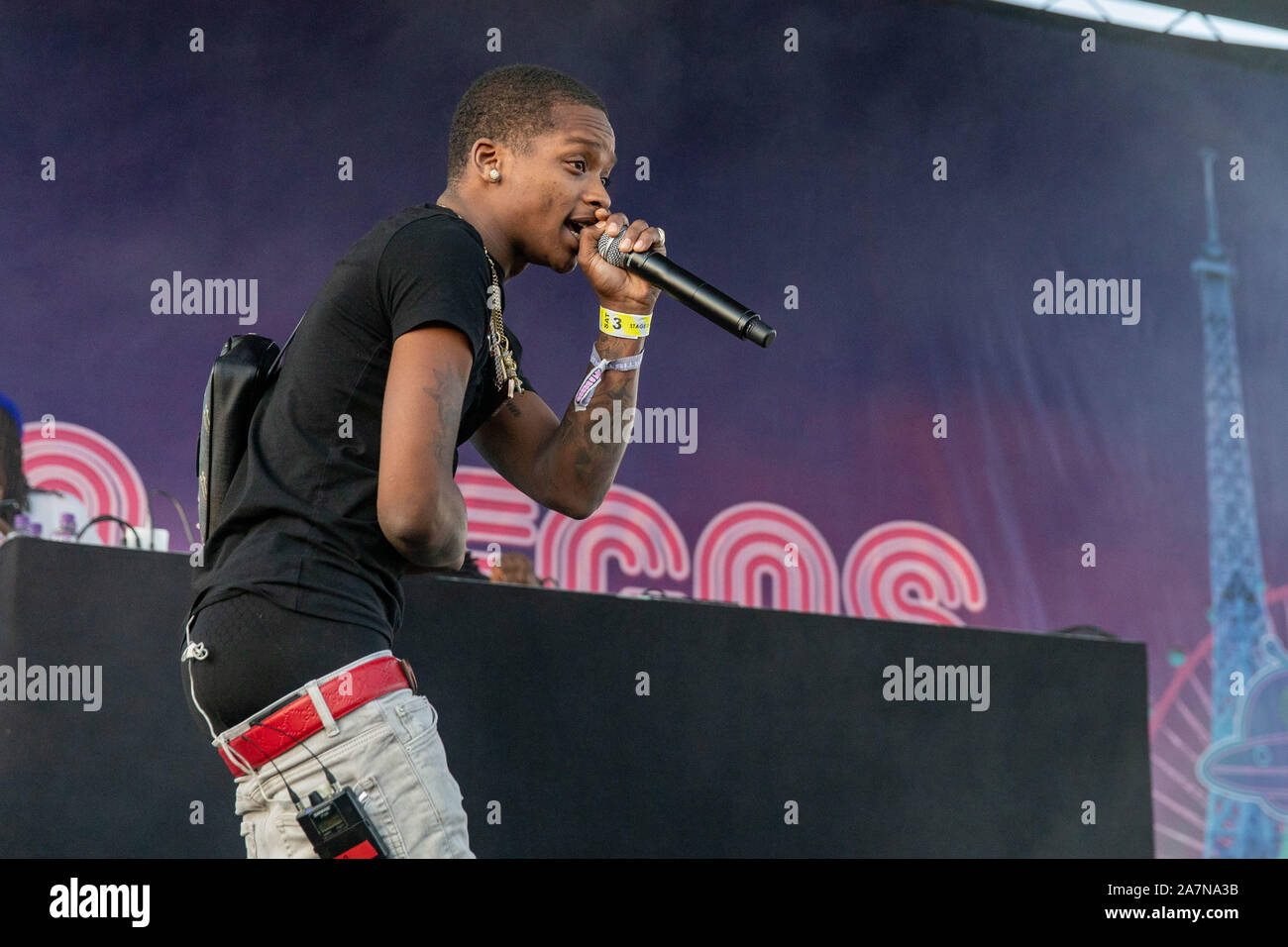 November 2, 2019, Las Vegas, Nevada, U.S: Rapper CALBOY (CALVIN WOODS ...