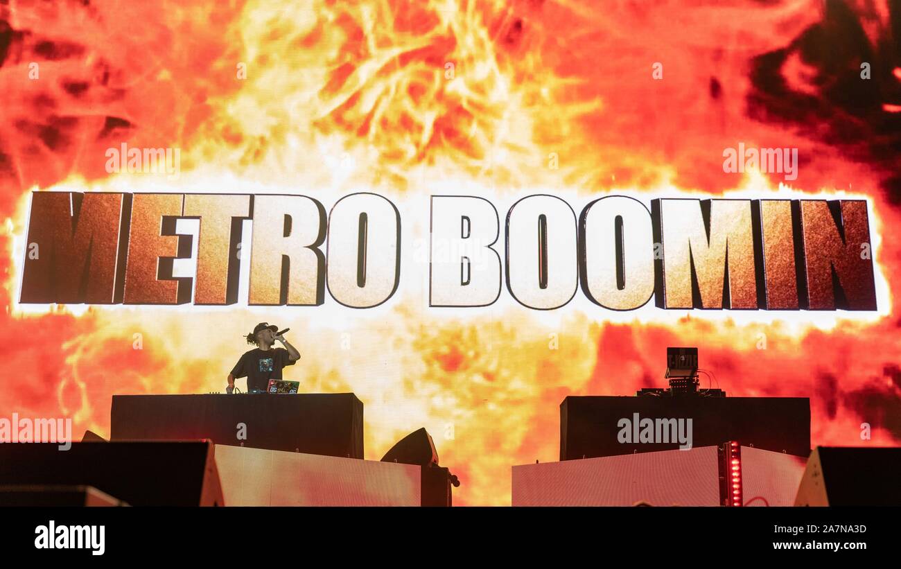 November 3, 2019, Las Vegas, Nevada, U.S: DJ METRO BOOMIN (LELAND TYLER ...