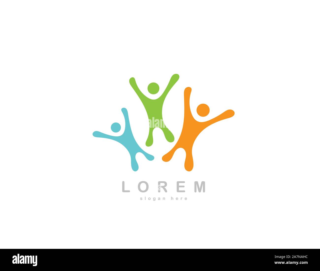 Teamwork joy Stock Vector Images - Alamy