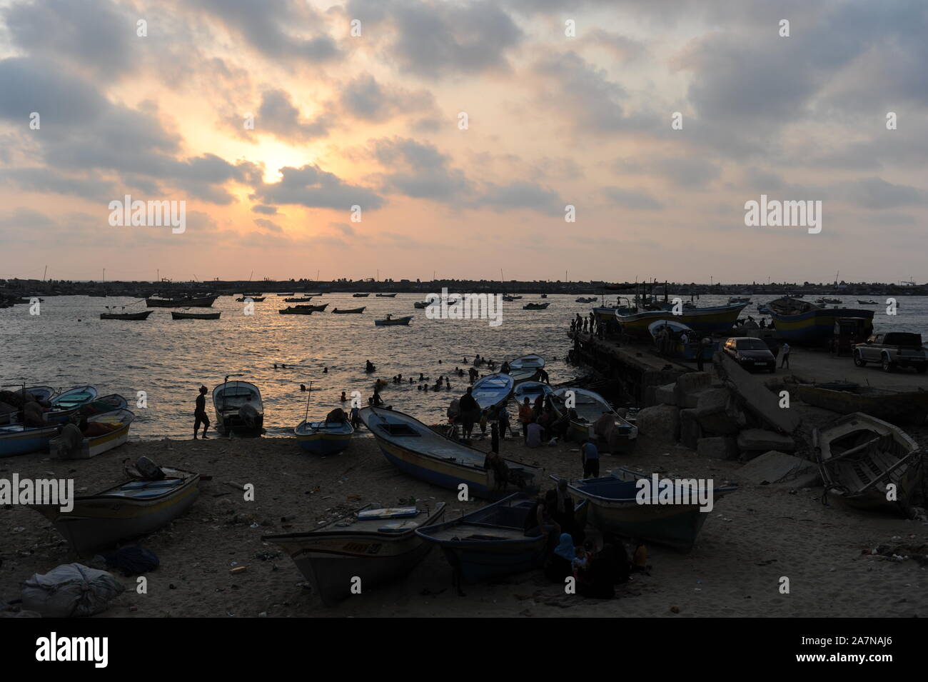 8 July 2011. Gaza,Palestine. The Gaza Strip is a coastline on the ...