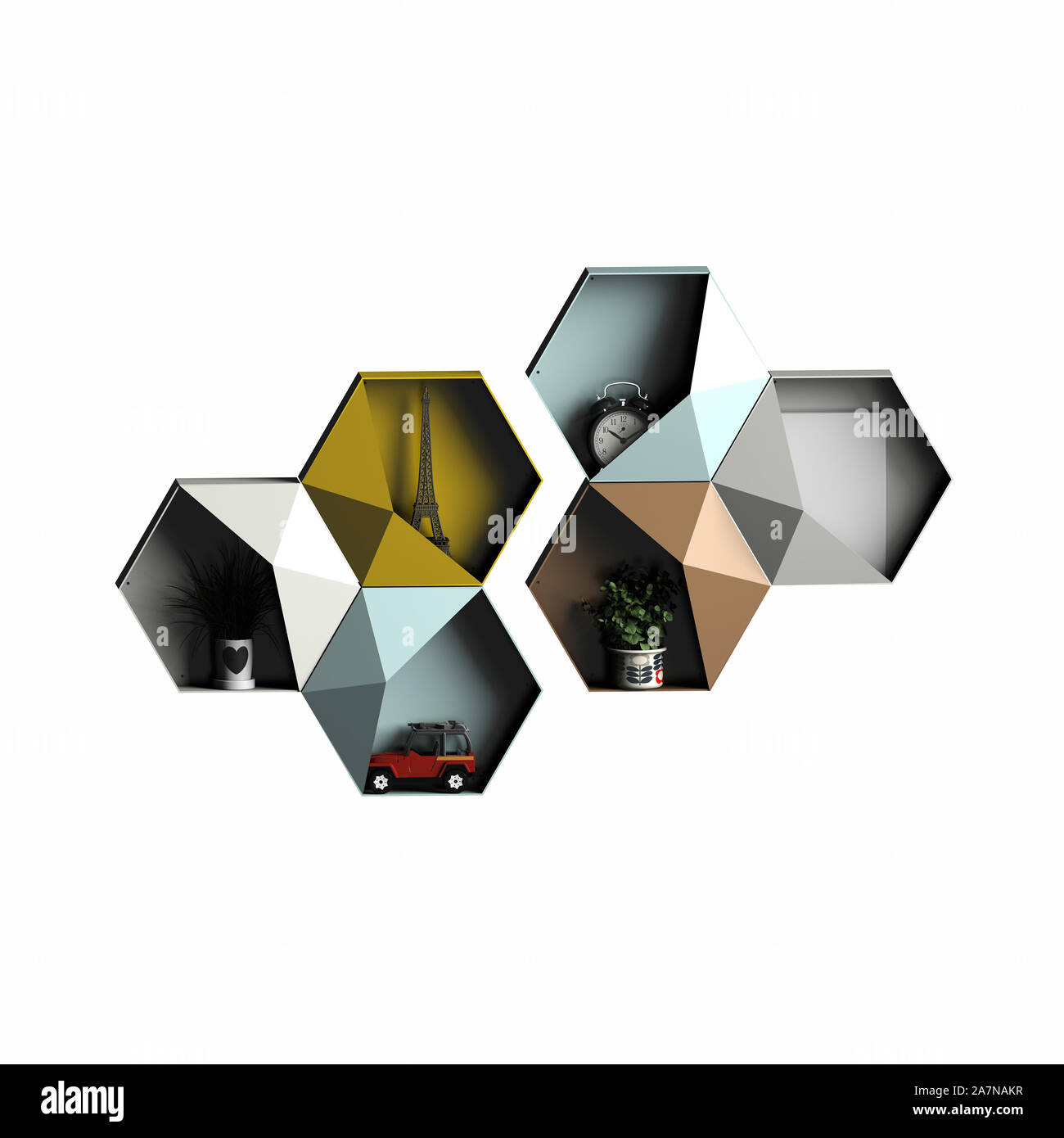 3d render mock up wall library hi-res stock photography and images - Alamy