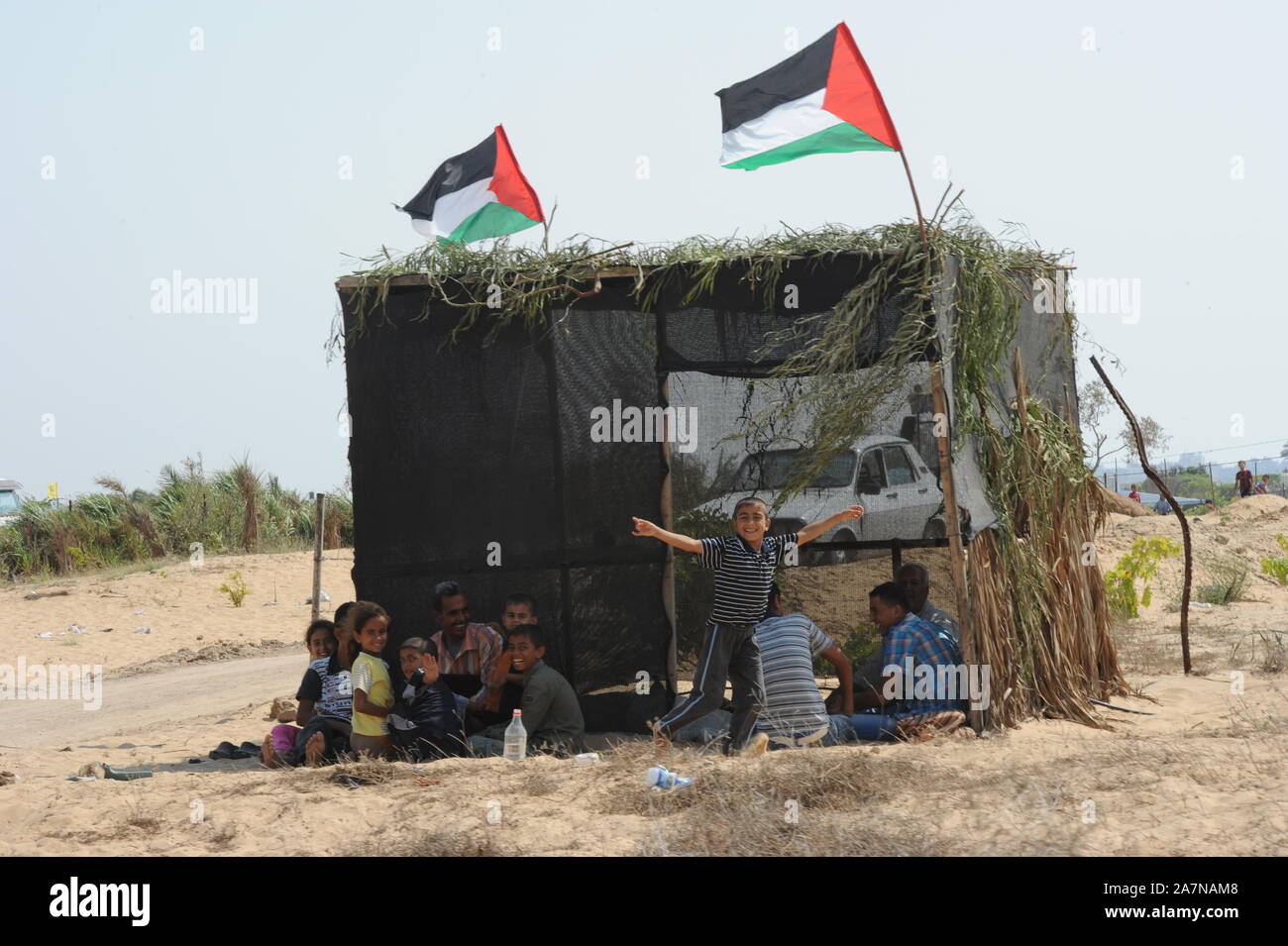 8 July 2011. Gaza,Palestine. The Gaza Strip is a coastline on the ...