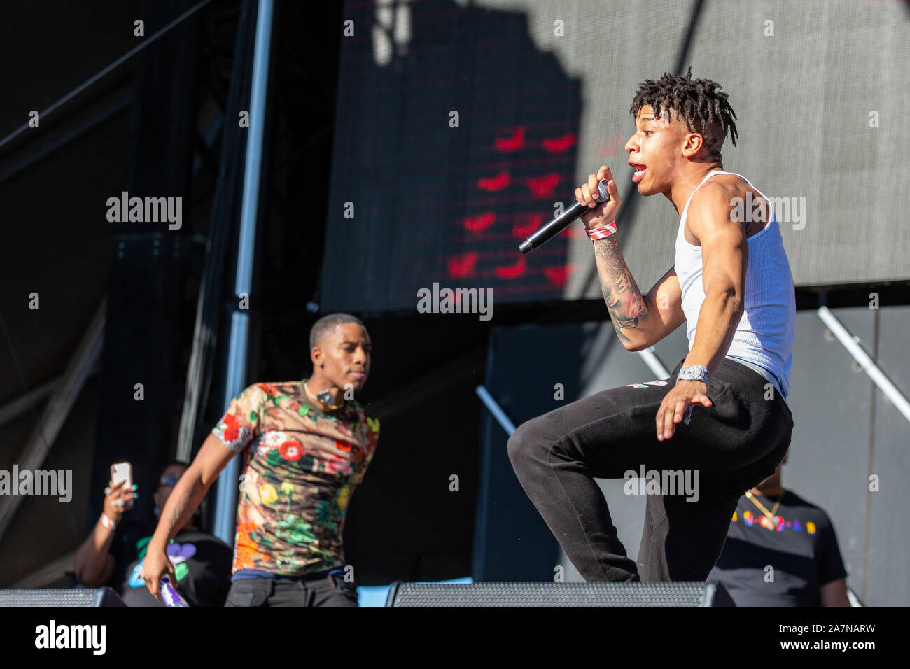 November 2, 2019, Las Vegas, Nevada, U.S: Rapper NLE CHOPPA (BRYSON ...