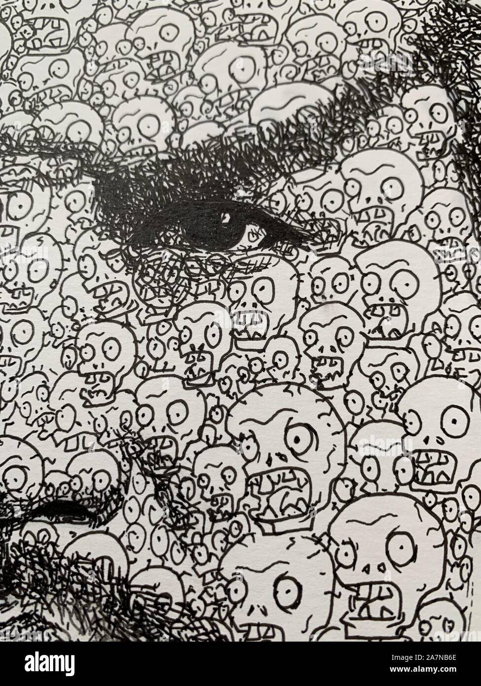 In this undated photo, the Taoist priest portrait of Hong Kong actor ...