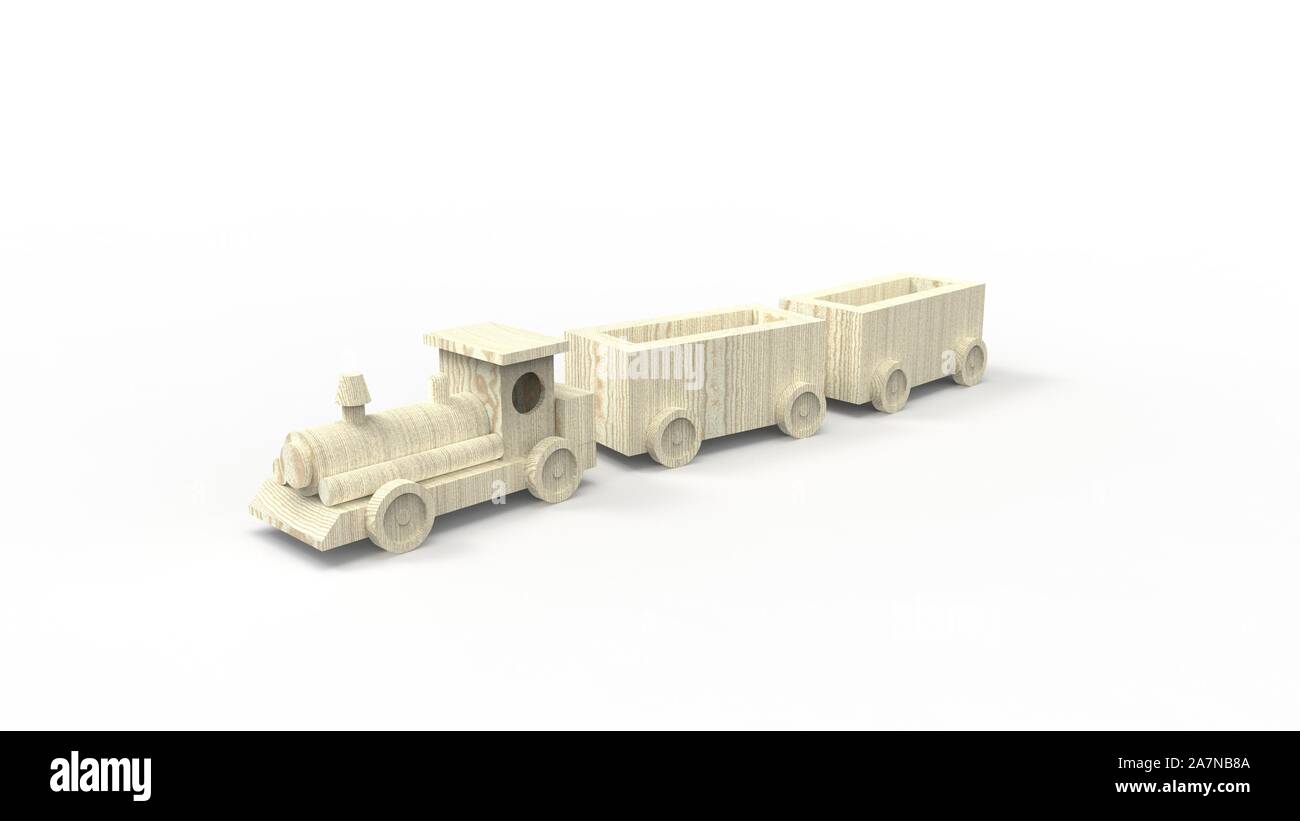 Toy train carriages Cut Out Stock Images & Pictures - Alamy