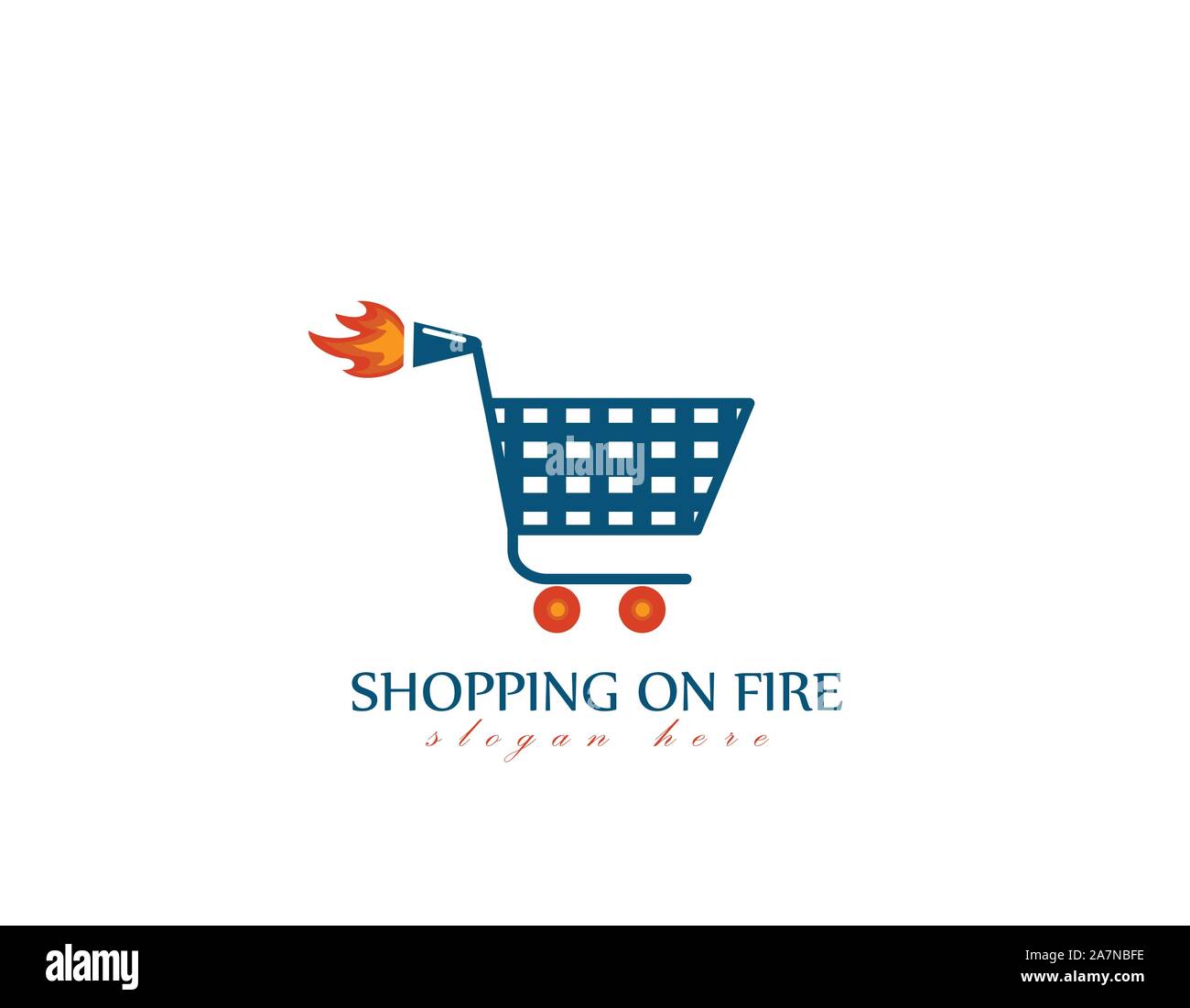 Shopping cart logo Stock Vector Images - Alamy