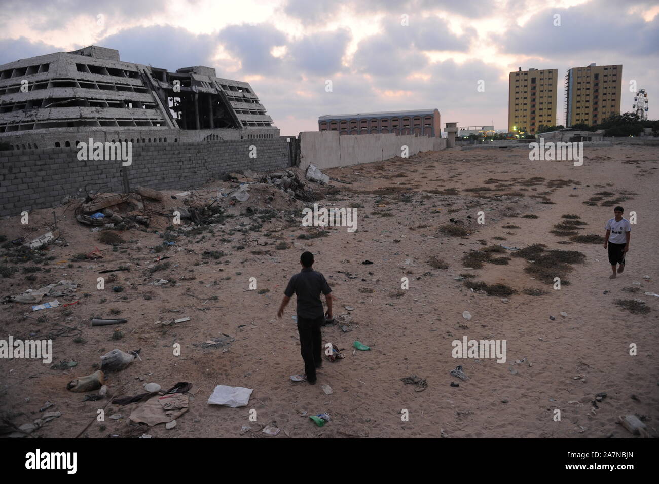 8 July 2011. Gaza,Palestine. The Gaza Strip is a coastline on the ...