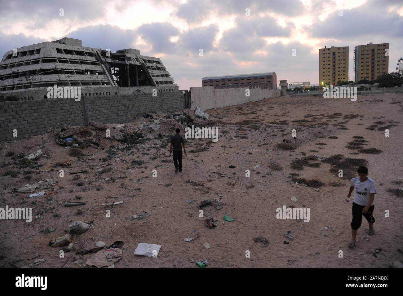 8 July 2011. Gaza,Palestine. The Gaza Strip is a coastline on the ...