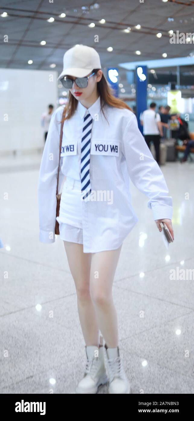 Qi Wei, also known as Stephy Qi, a Chinese singer and actress, appear ...