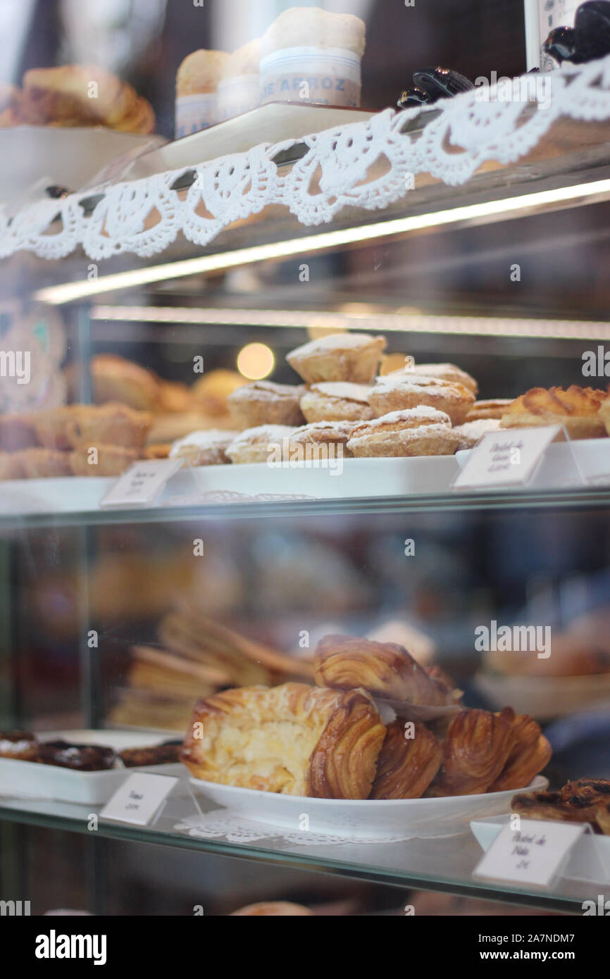 Bakery Shopwindow with Variety of Fresh Pastries in Paris, France ...